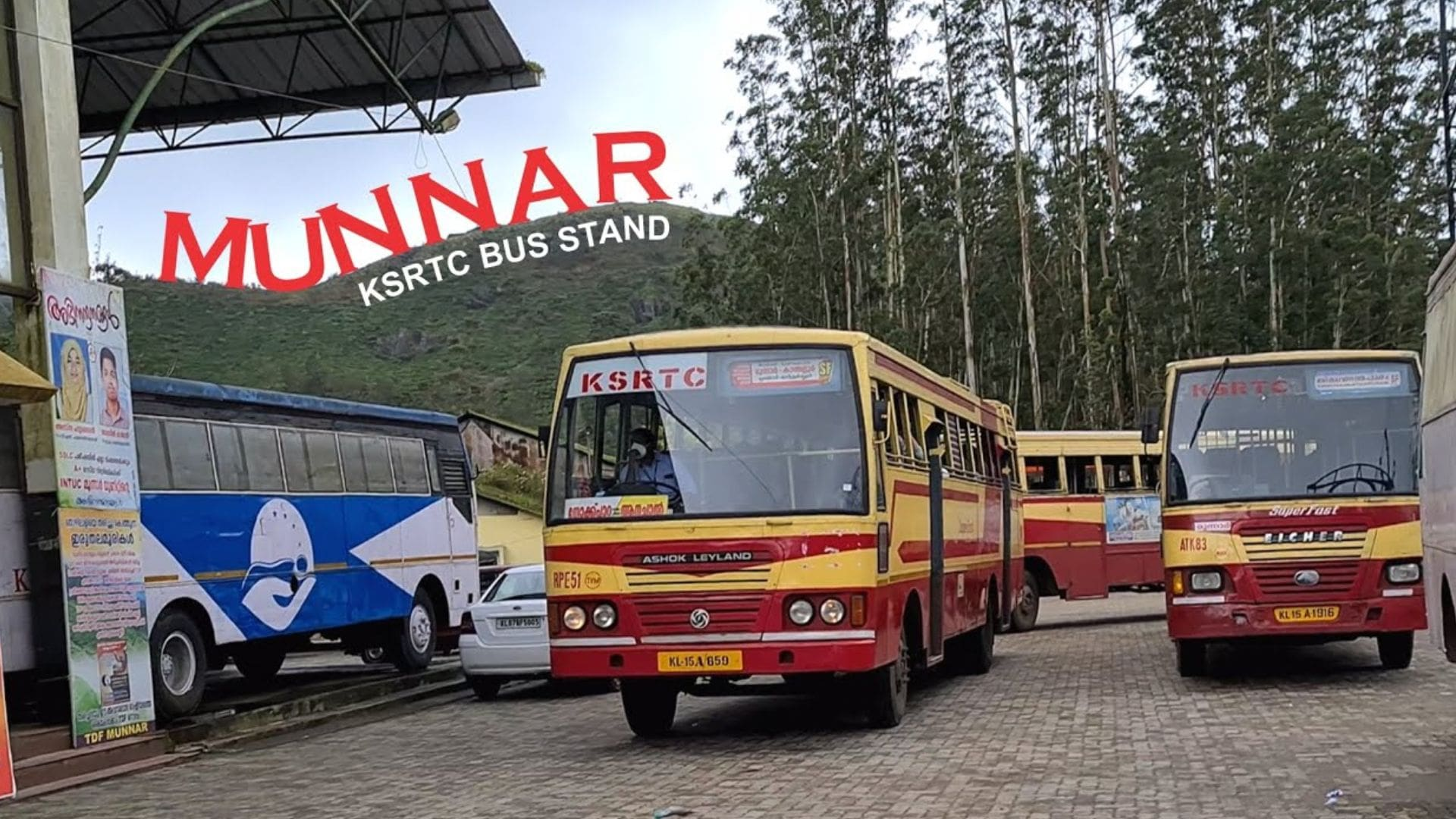 Munnar KSRTC Bus Stand Guide for Tourists in 2026 - Munnar Tea Gardens